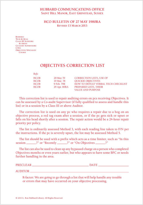 Korrekturlisten | New Era Publications